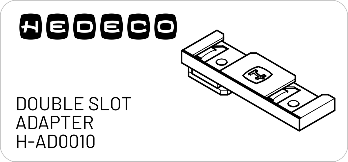 Double slot adapter – HEDECO
